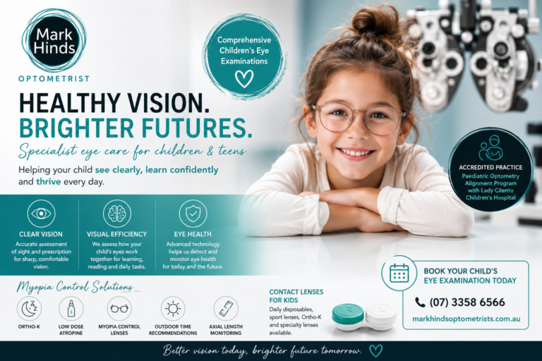 Children’s Optometrist Brisbane | Kids Eye Tests | Mark Hinds Optometrists