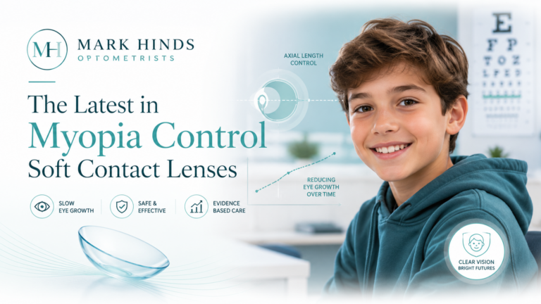 Myopia Control Soft Contact Lenses Brisbane | Mark Hinds Optometrists